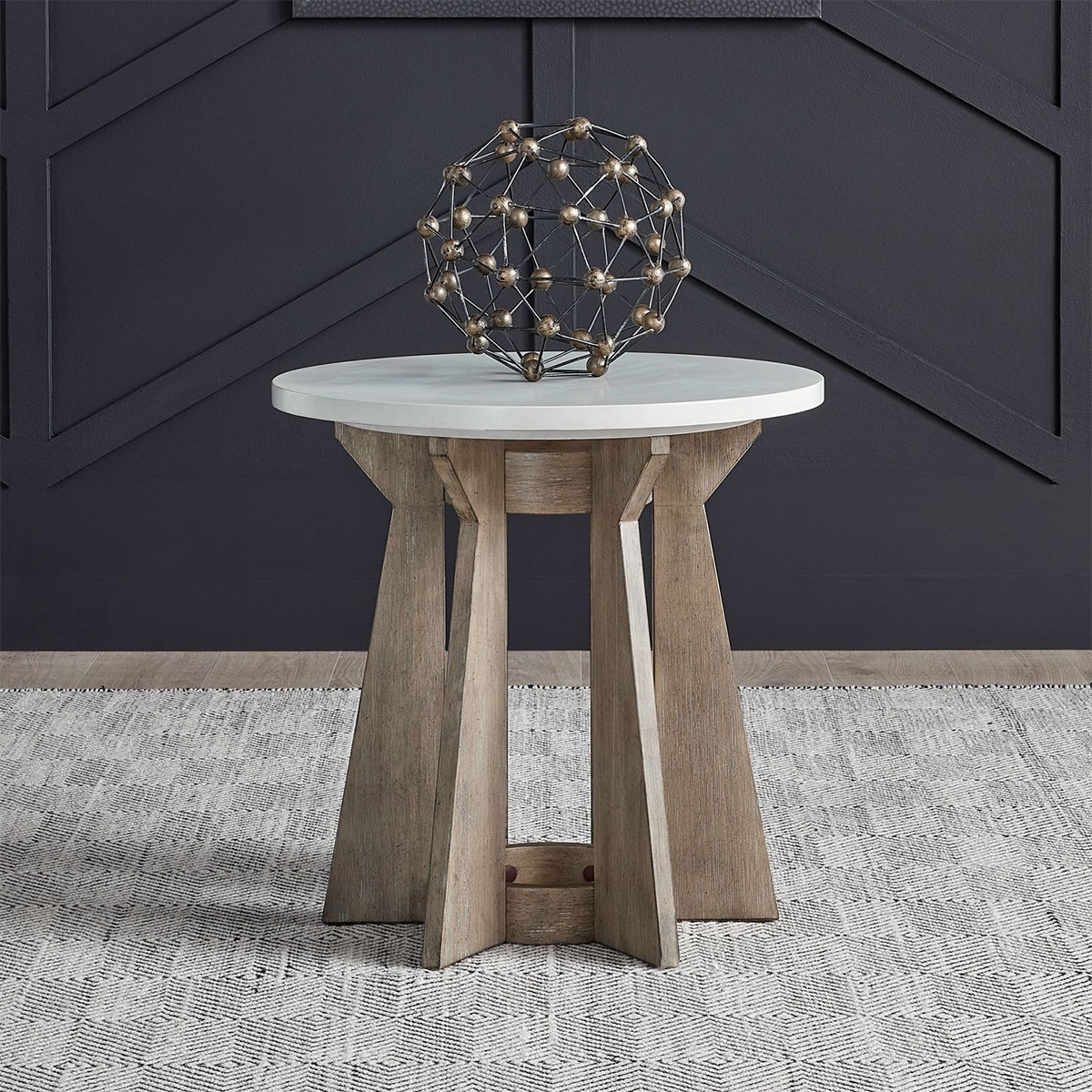 BERKLEY SQUARE ROUND END TABLE