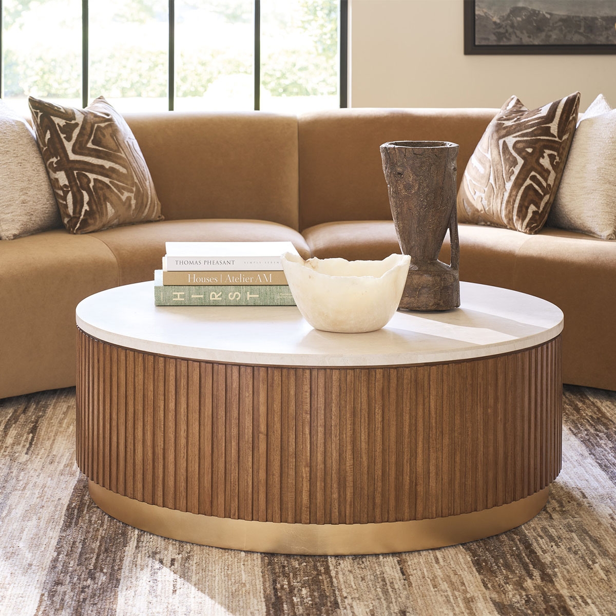 AVENIDA ROUND COCKTAIL TABLE | Babette's Furniture | Leesburg and The Villages, FL.