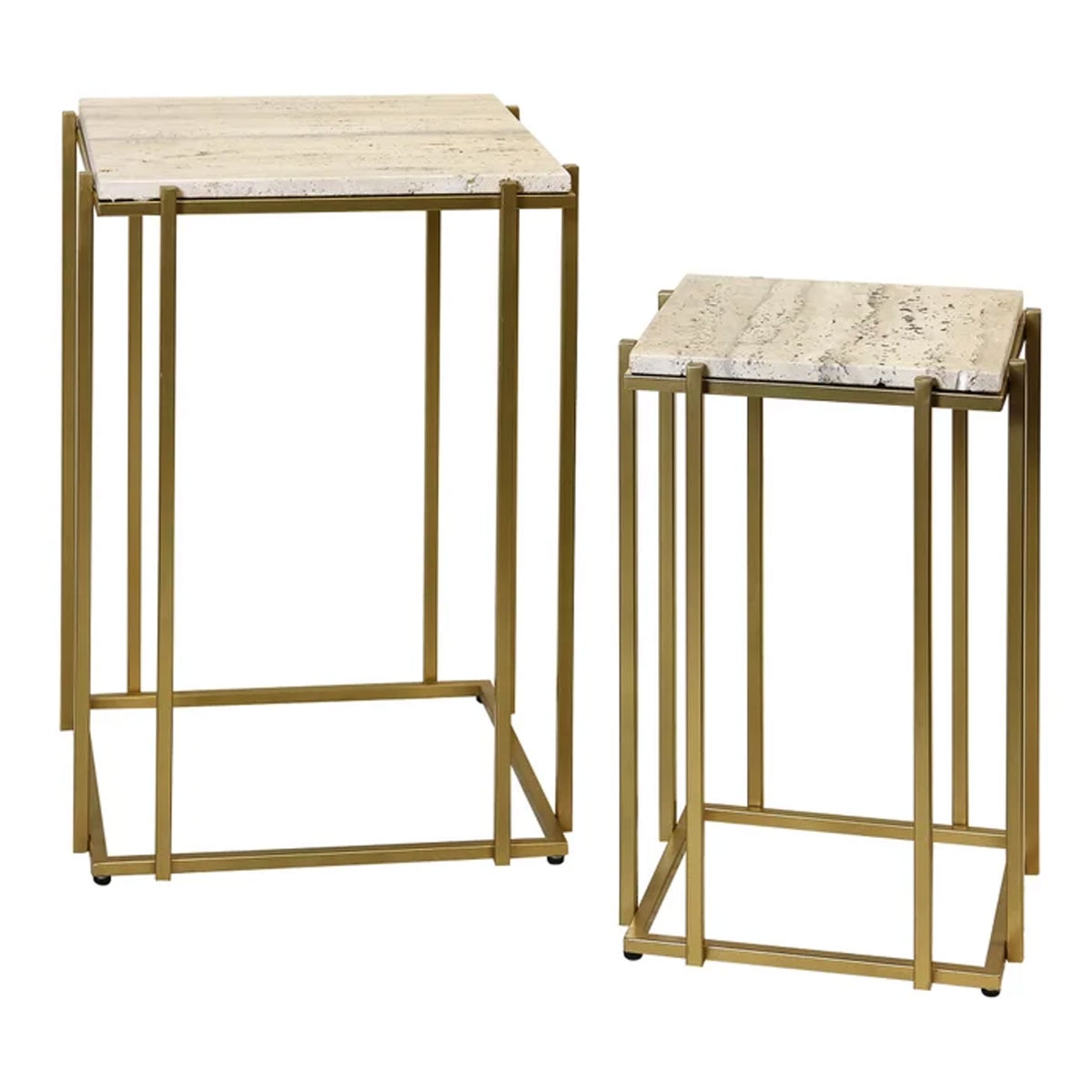 MARBLE & GOLD NESTING TABLES