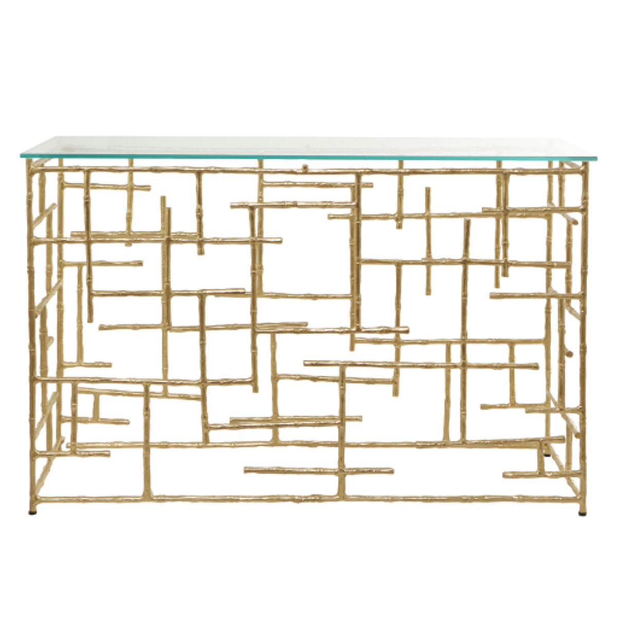 METAL GLASS CONSOLE